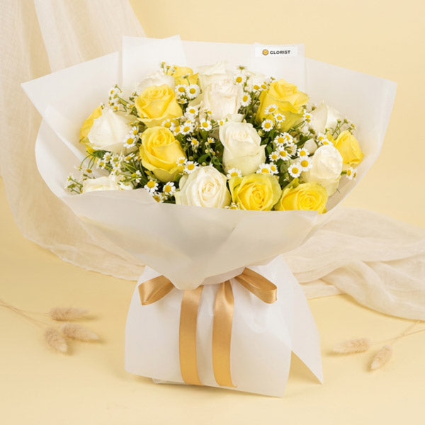 Natural Flora Imported Rose Bouquet | Rose Delivery Quezon City – Glorist