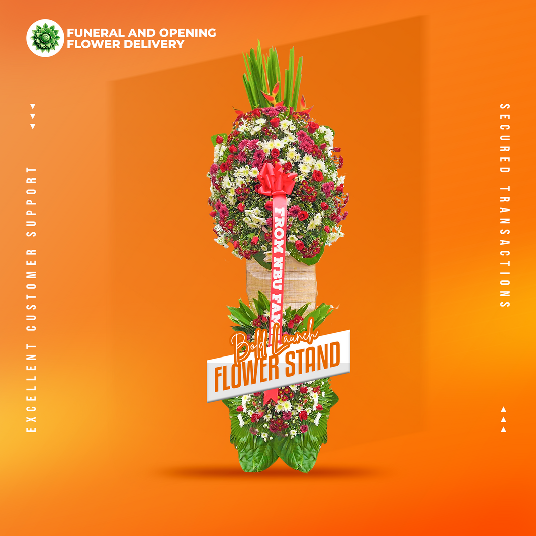 Flower Standee | Sympathy and Inaugural Grand Openings – Glorist