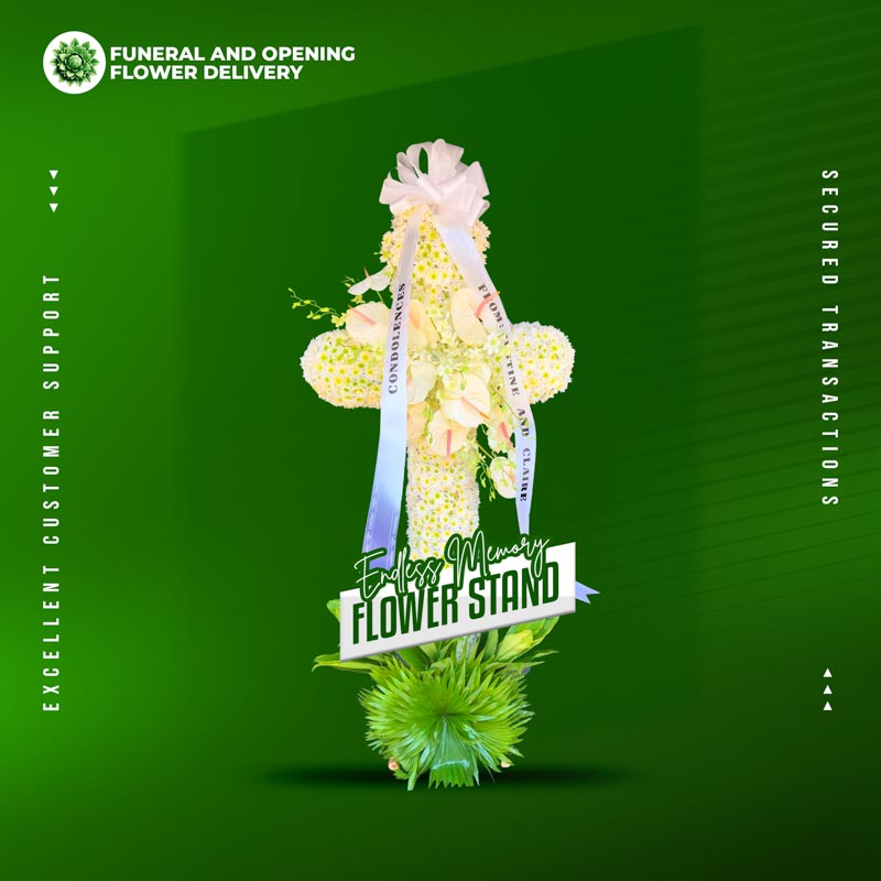 Endless Memory Funeral Stand | Funeral Flowers Manila – Glorist