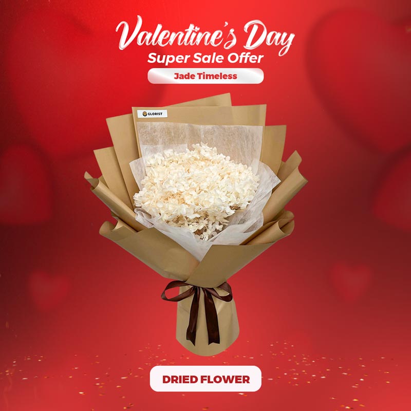 Jade Timeless Dried Bouquet for Valentine’s | Timeless Dried Flowers – Glorist